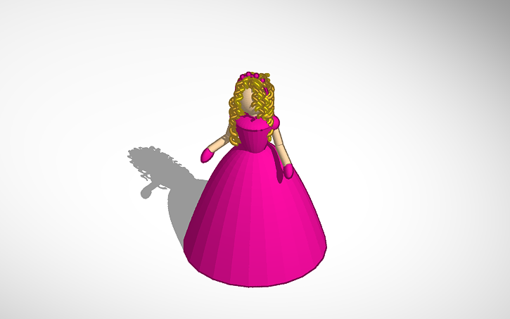 3D design Disney princess - Tinkercad