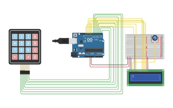 Circuit design Bank Terminal | Tinkercad