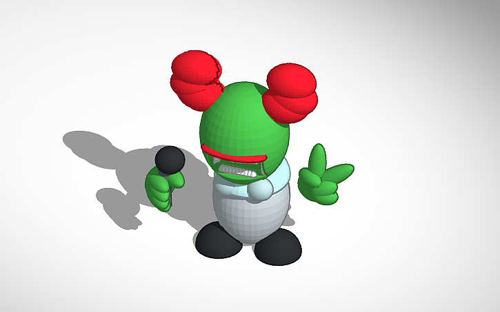 3D design tricky the clown - Tinkercad