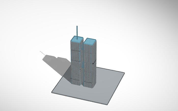 3D design World Trade Glass Center - Tinkercad