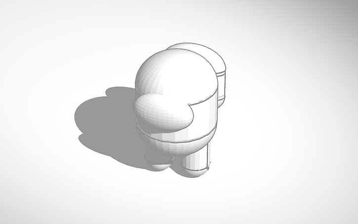 3D design Among Us Crewmate Template - Tinkercad