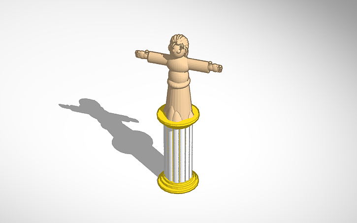 3D design Jesus Statue, Taxco - Tinkercad