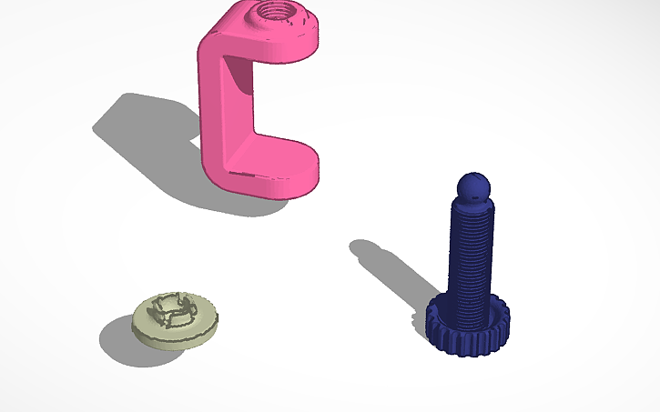 3D design C-Clamp - Tinkercad