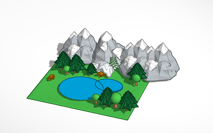 3D design Yellow-Legged Frog Sanctuary - Tinkercad