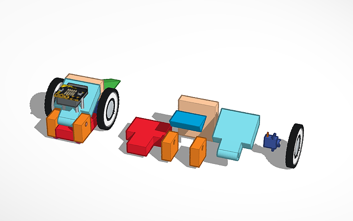 3D design micro:Rover | Tinkercad