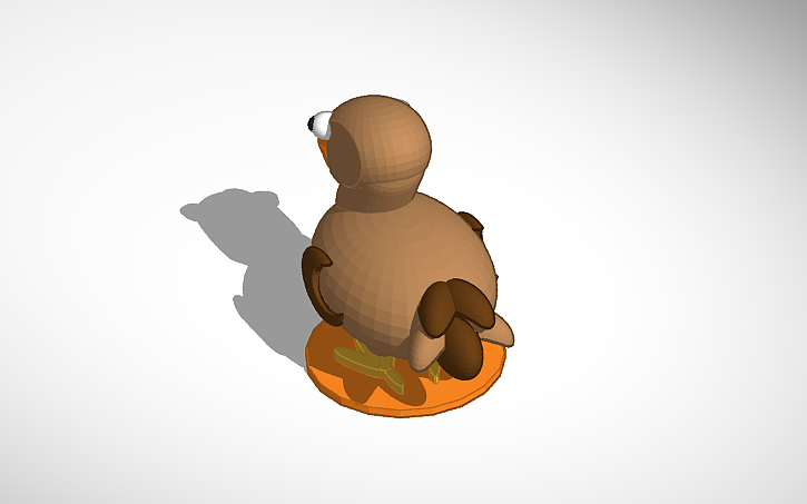 3D design Dodo Bird Model - Tinkercad