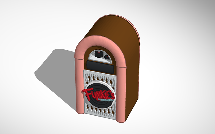 3D design jukebox - Tinkercad