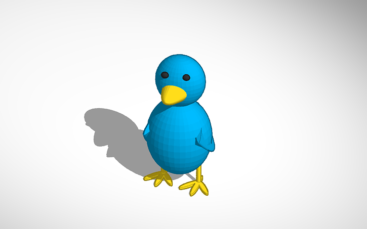 3D design Bird - Tinkercad