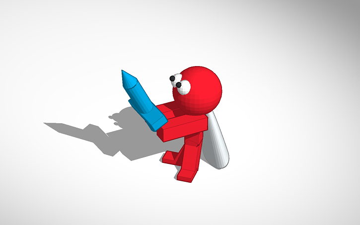 3D design Stick man - Tinkercad