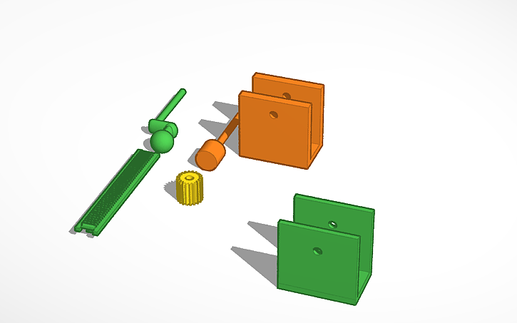 3d Design Linear Actuator Tinkercad
