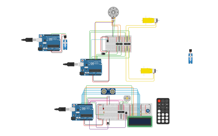 Circuit design Agribot Group Project | Tinkercad