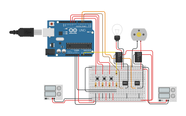 Circuit design Car Remote Starter | Tinkercad