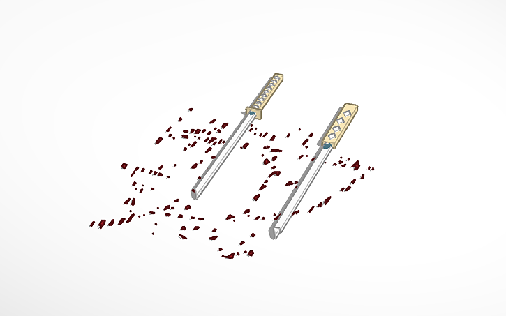 3D design Katana - Tinkercad