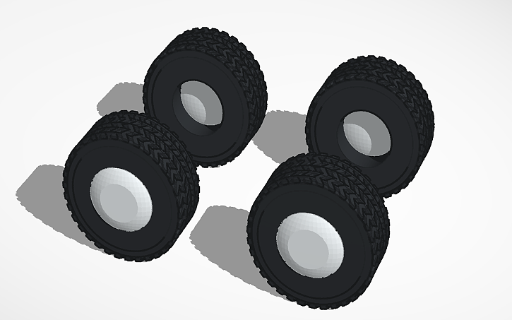 3D design Wheel - Tinkercad