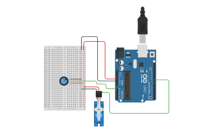 Circuit Design Servo Motor Control With An Arduino Ex2 Tinkercad 4366