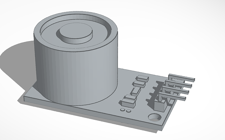 3D design KEYESTUDIO 5V Magnet Solenoid Electromagnet - Tinkercad