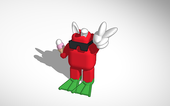 3D design funky manus | Tinkercad