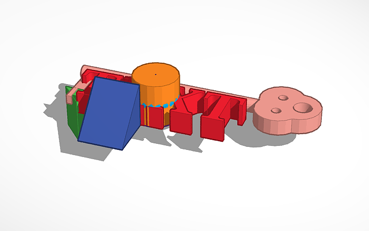 3D design Copy of Clef - Tinkercad