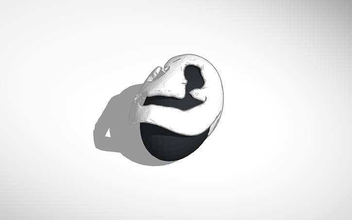 3D design W.D. Gaster head. - Tinkercad