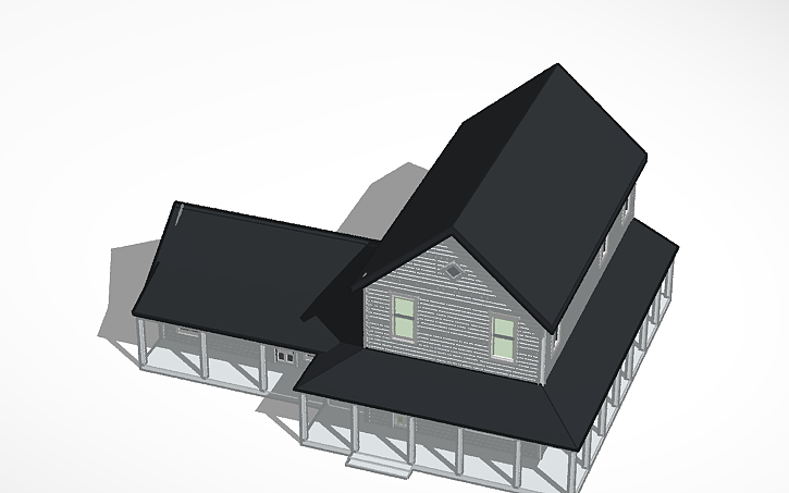 3D design Cooper's House (from Interstellar) - Tinkercad