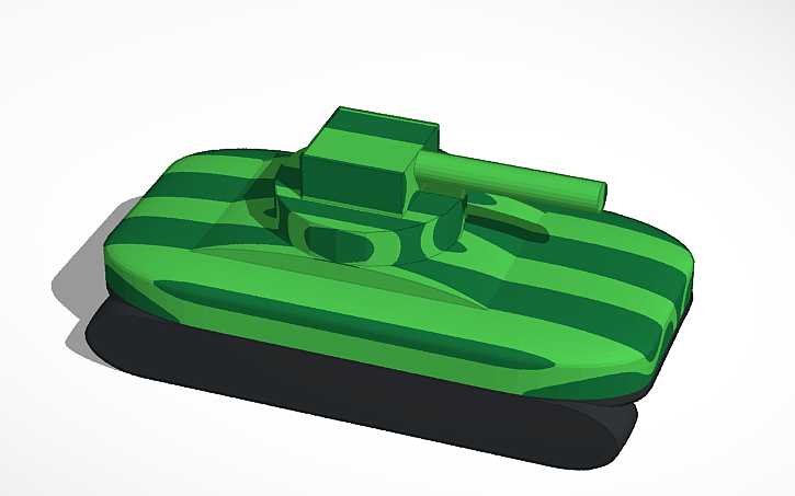 3D design Tank - Tinkercad