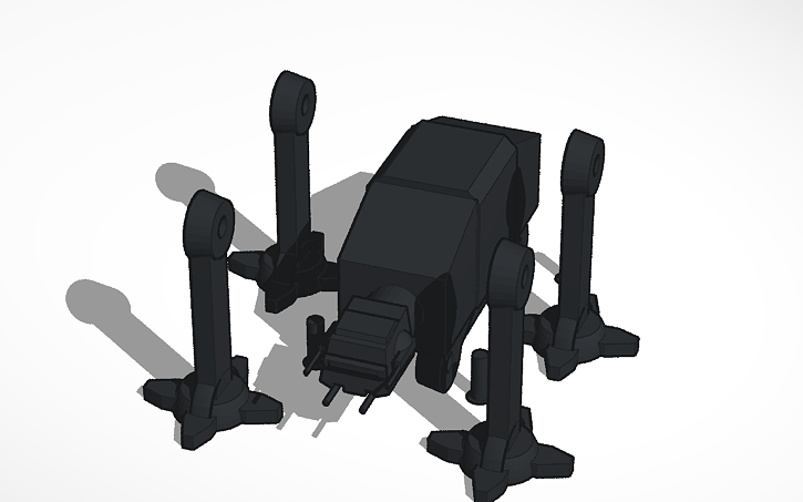 3D design Moveable Elite AT-AT - Tinkercad