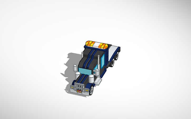 3D design Kenworth semi - Tinkercad