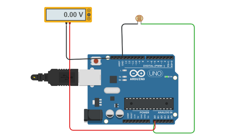 Circuit Design Prática 4 Tarefa 3 Tinkercad