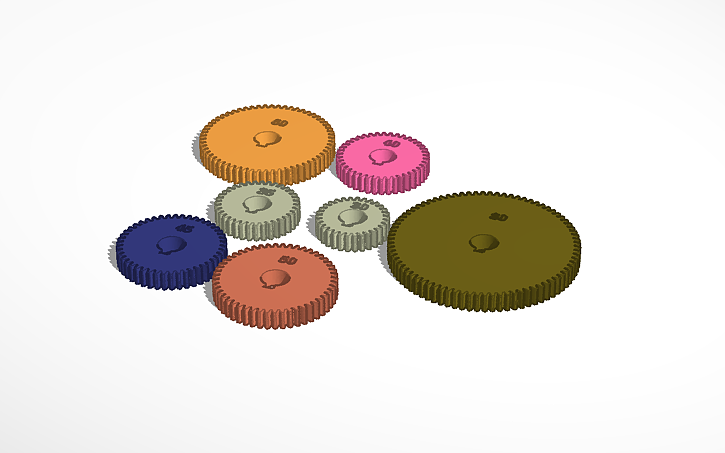 3d Design Mini Lathe Gears For Metric Threading Tinkercad
