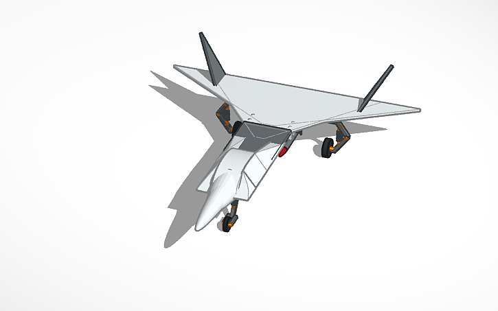 3D design Fighter Jet | Tinkercad