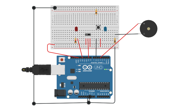 Circuit design speaker - Tinkercad
