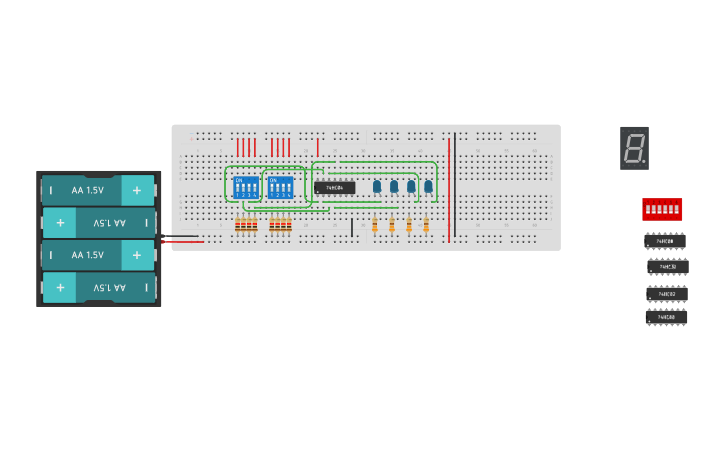 Circuit design NOT Logic | Tinkercad
