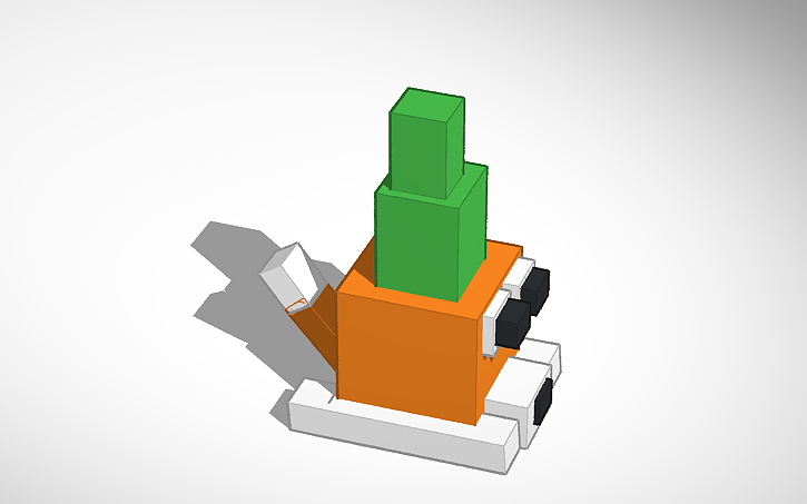 3D design carrot fox | Tinkercad
