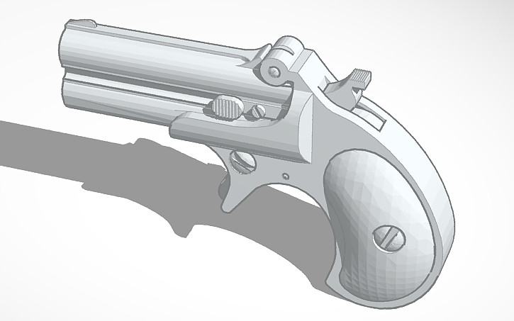 3D design Deringer - Tinkercad