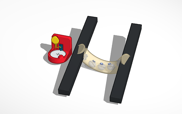 3D design UV Light System - Tinkercad