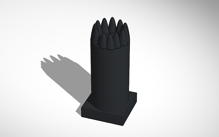 3D design rook (chess piece) | Tinkercad