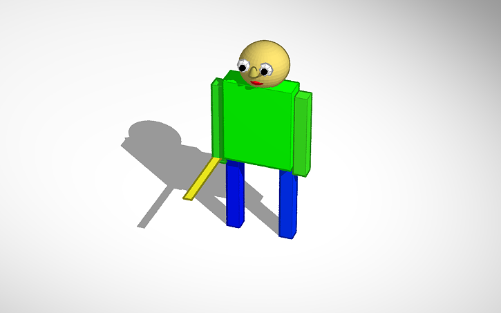 3D design Baldi | Tinkercad