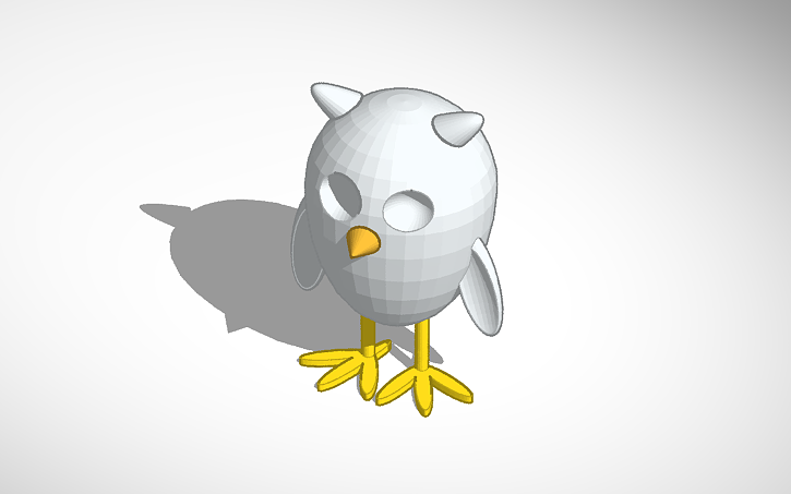 3D design Owl - Tinkercad