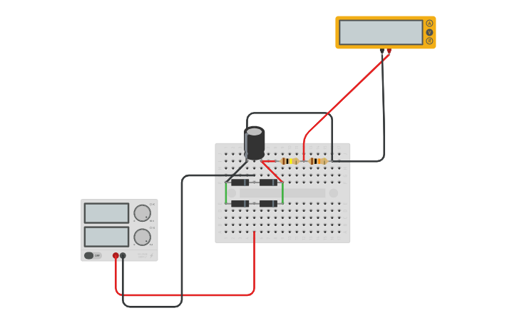 Circuit design step down circuit | Tinkercad