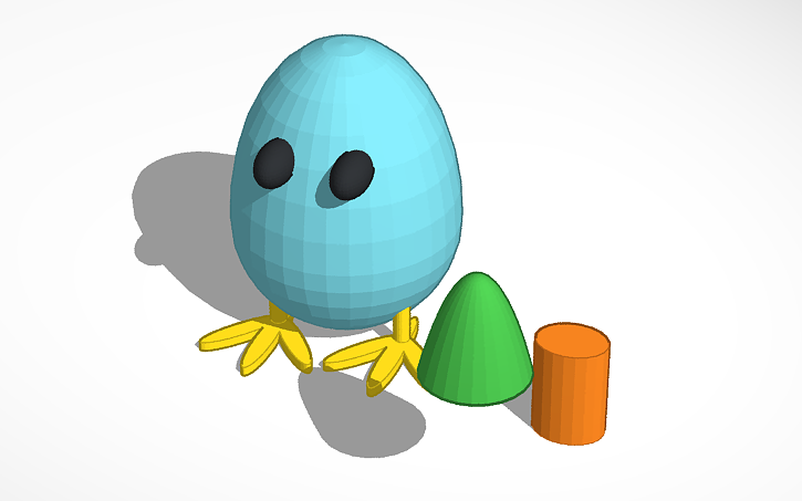 3D design egg | Tinkercad