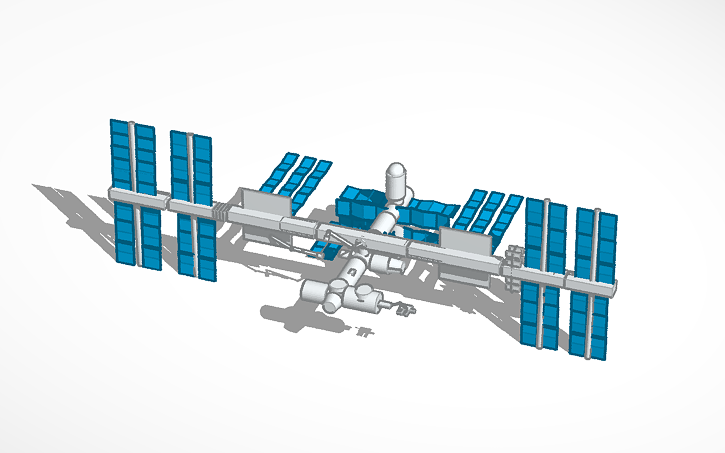3D design International Space Station - Tinkercad