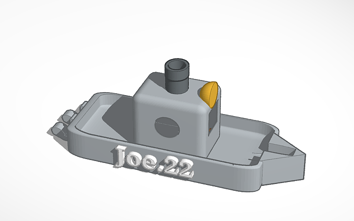 3D design Joe.22 bote - Tinkercad