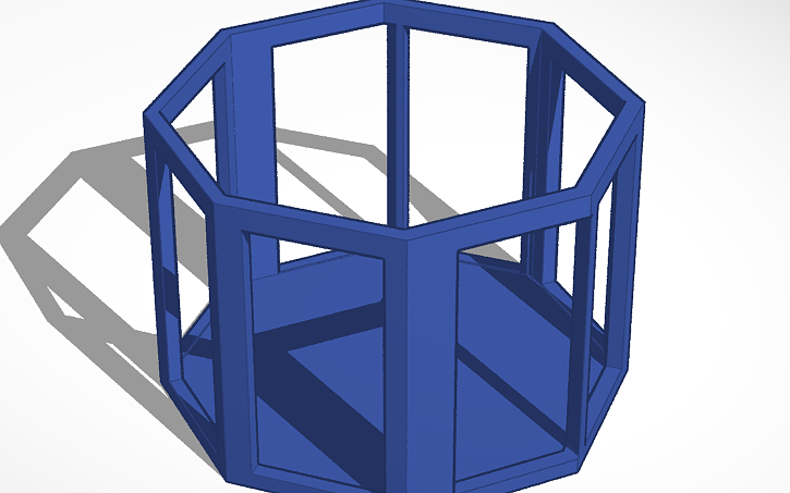 3D design the octagon ufc - Tinkercad