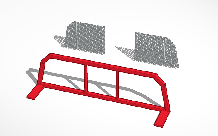 3D design headache rack final - Tinkercad