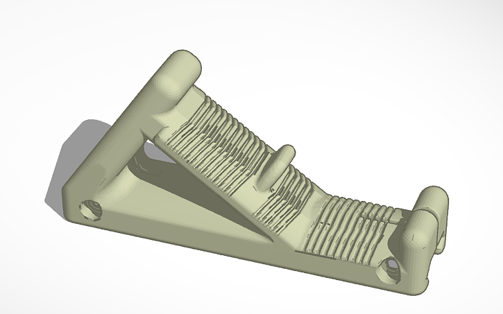3D design Foregrip rifle - Tinkercad