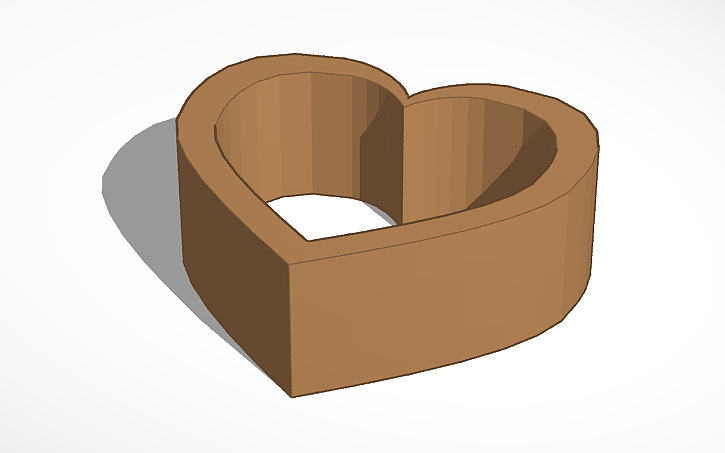 3D design cookie cutter - Tinkercad