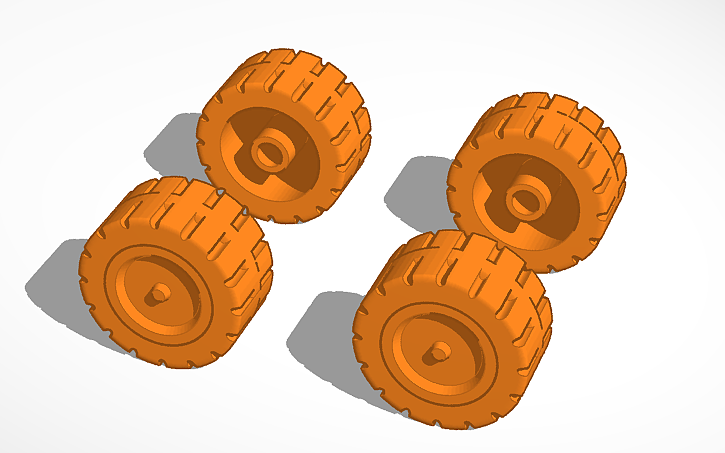 3D design Wheels - Tinkercad