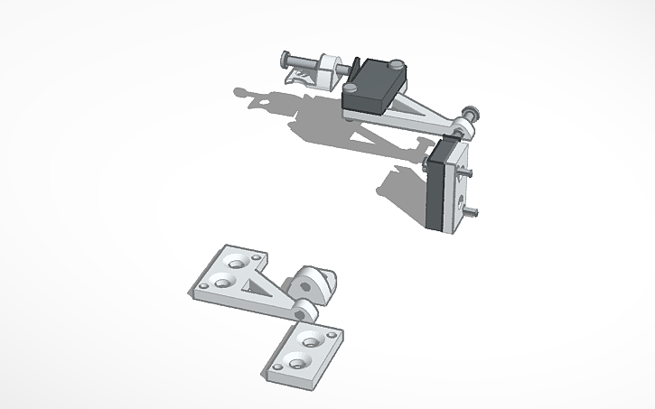 3D design k40 X+ Y+ limit blocks | Tinkercad