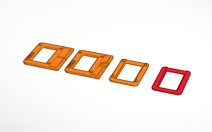 3D design Drawer Label Holders w. Ikea Trofast Template | Tinkercad