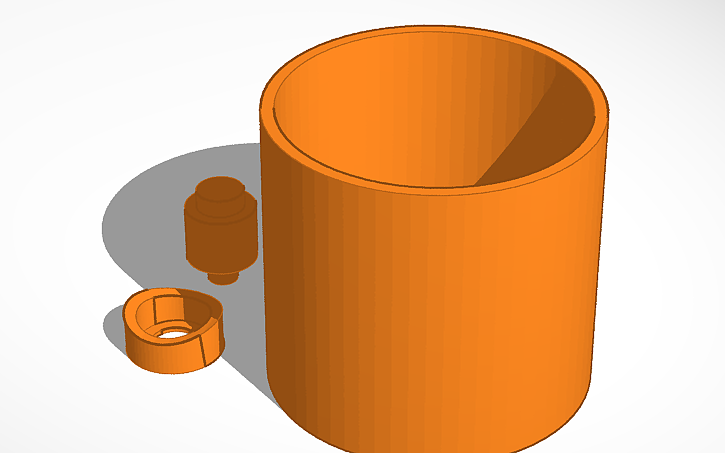 3D design lightsaber button | Tinkercad